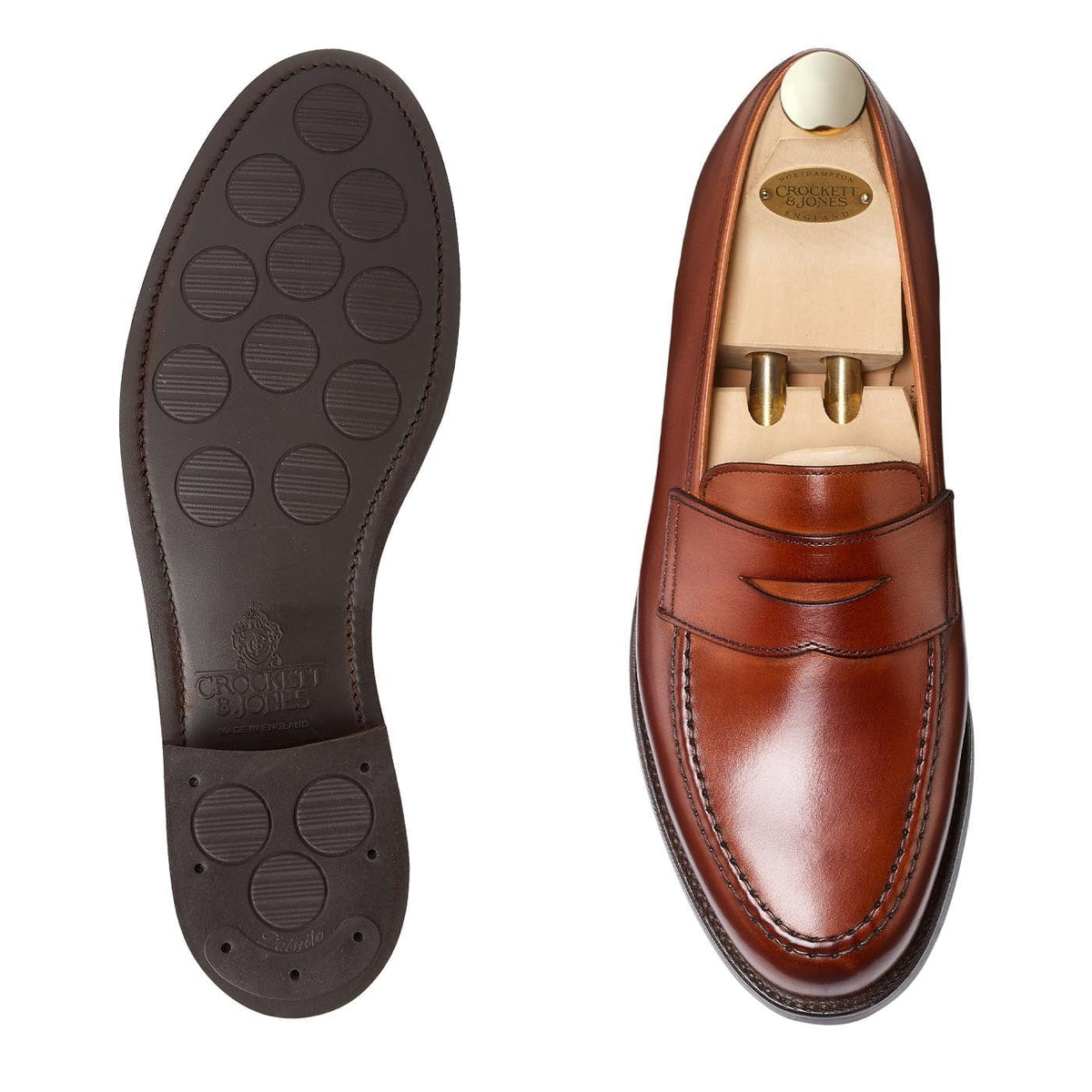 Boston Chestnut Burnished Calf – Crockett & Jones UK